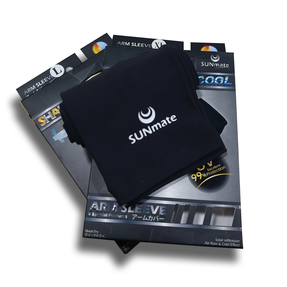 ปลอกแขนกันแดด กันUV 99% ใช้งานได้ทุกกิจกรรม : Sunmatesport